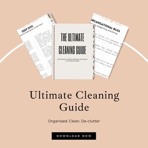 The Ultimate Cleaning Guide: Your House Cleaning Handbook for Secrets ...