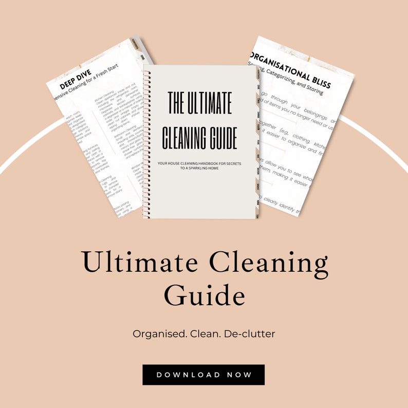 The Ultimate Cleaning Guide: Your House Cleaning Handbook for Secrets ...