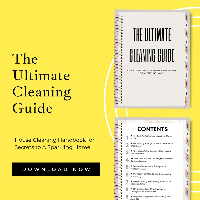 The Ultimate Cleaning Guide: Your House Cleaning Handbook for Secrets ...