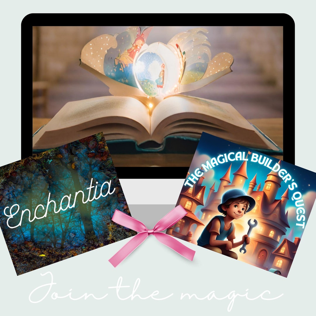 Magical Story Book Duo: Enchantia & the Magical Builder's Quest - Etsy UK