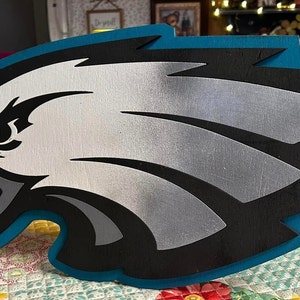 Philadelphia Eagles Door Wall Sign Handmade Handcrafted Hand Painted ...