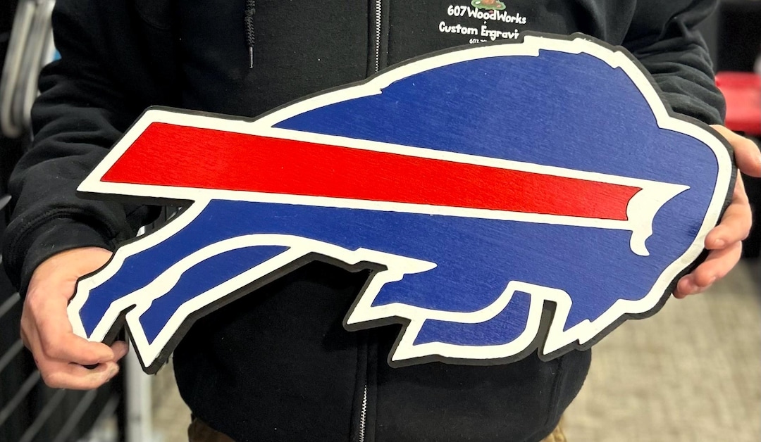 Buffalo Bills Man Cave Football Gift Handmade Homemade Door Sign Wall ...