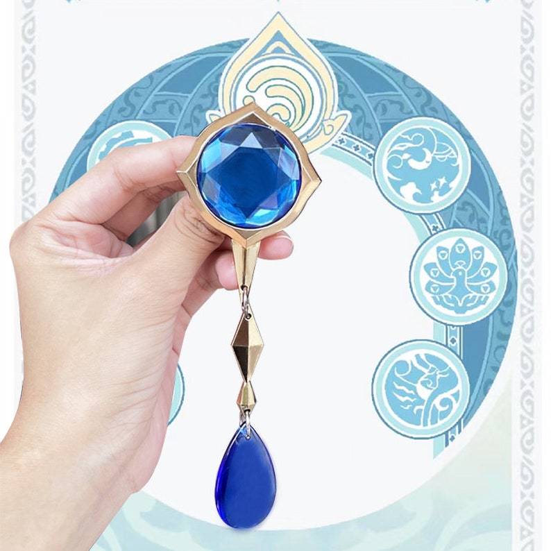 Customizable,genshin Impact Furina Inspired Keychain,brooch,fandom ...