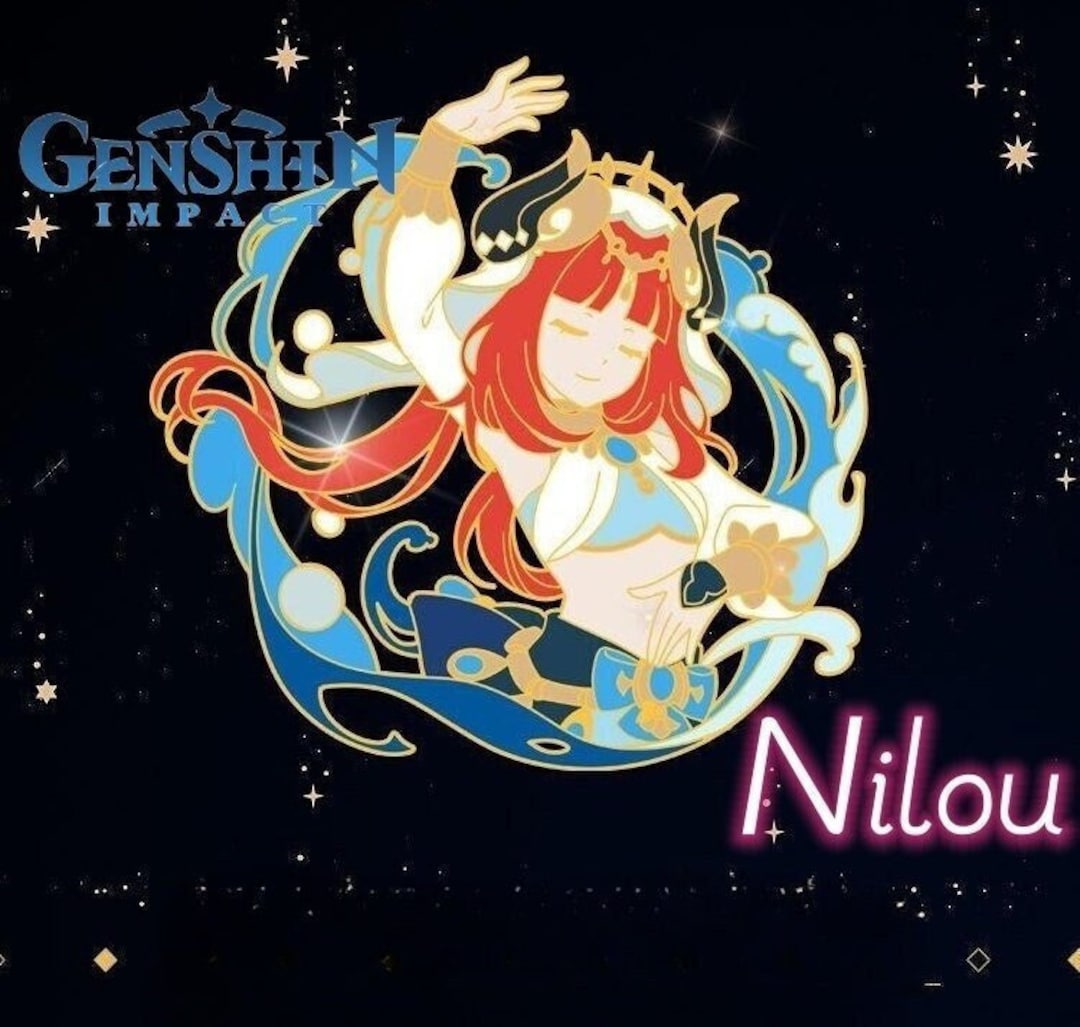 Customizable,genshin Impact : Nilou Bookmark With Chain, Copper With ...