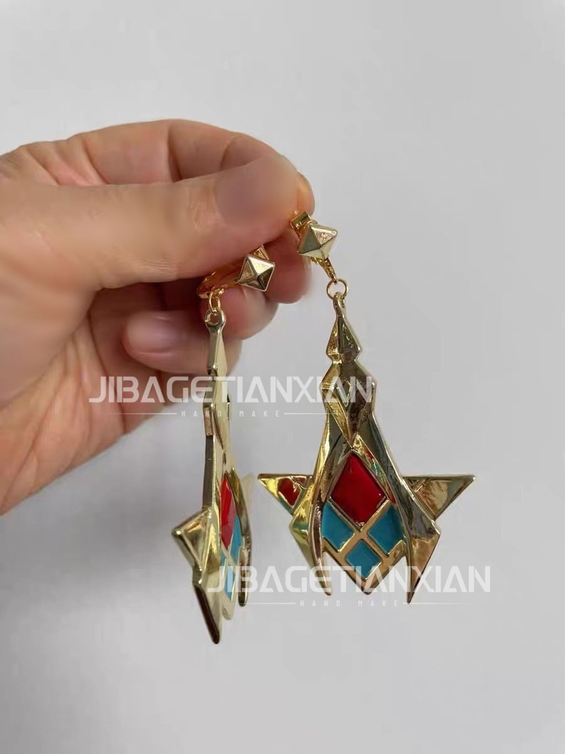 Customizable,genshin Impact:kaveh Earrings Single Side Making,copper ...