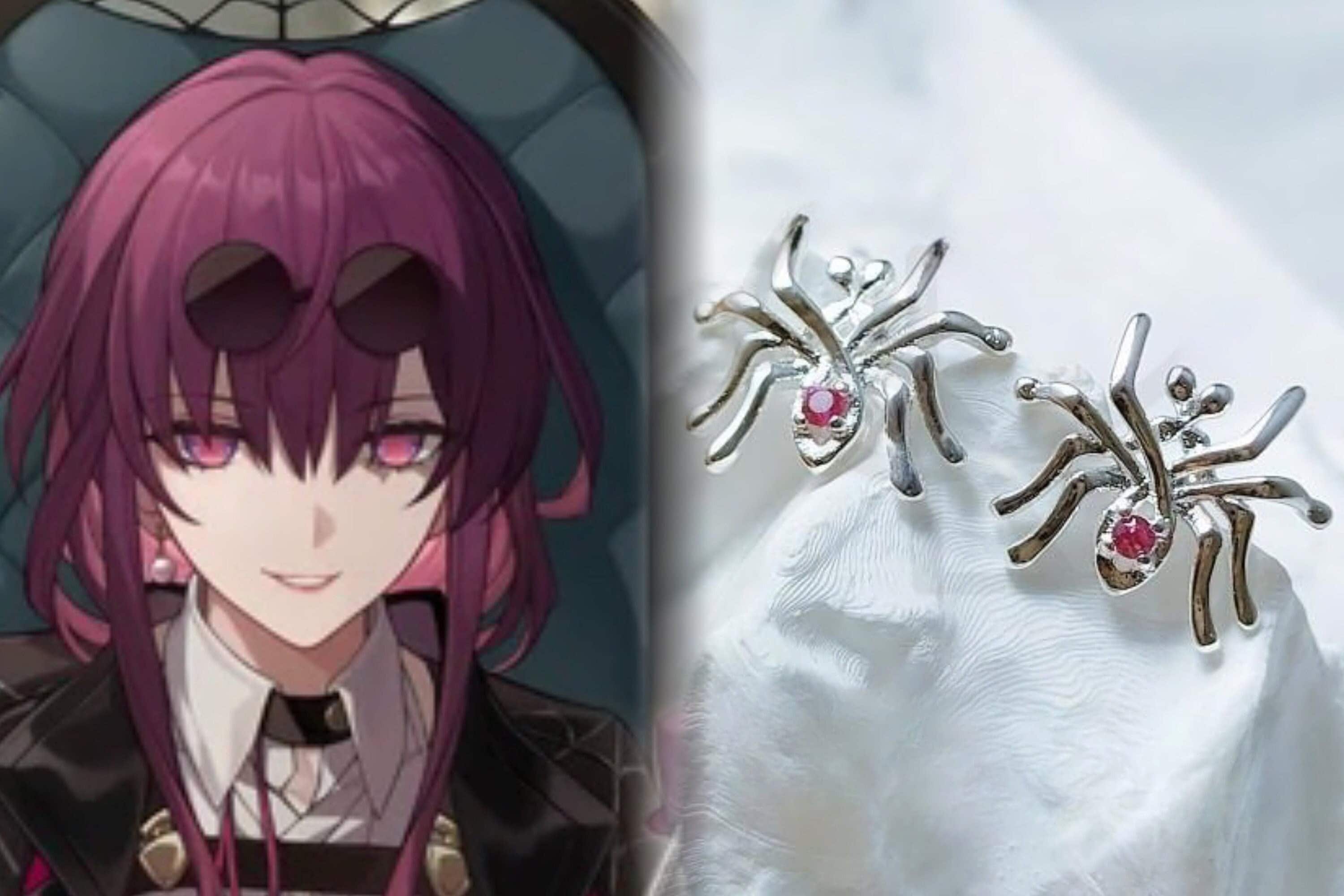Customizable,honkai: Star Rail Kafka Spider Earrings for Daily Use ...