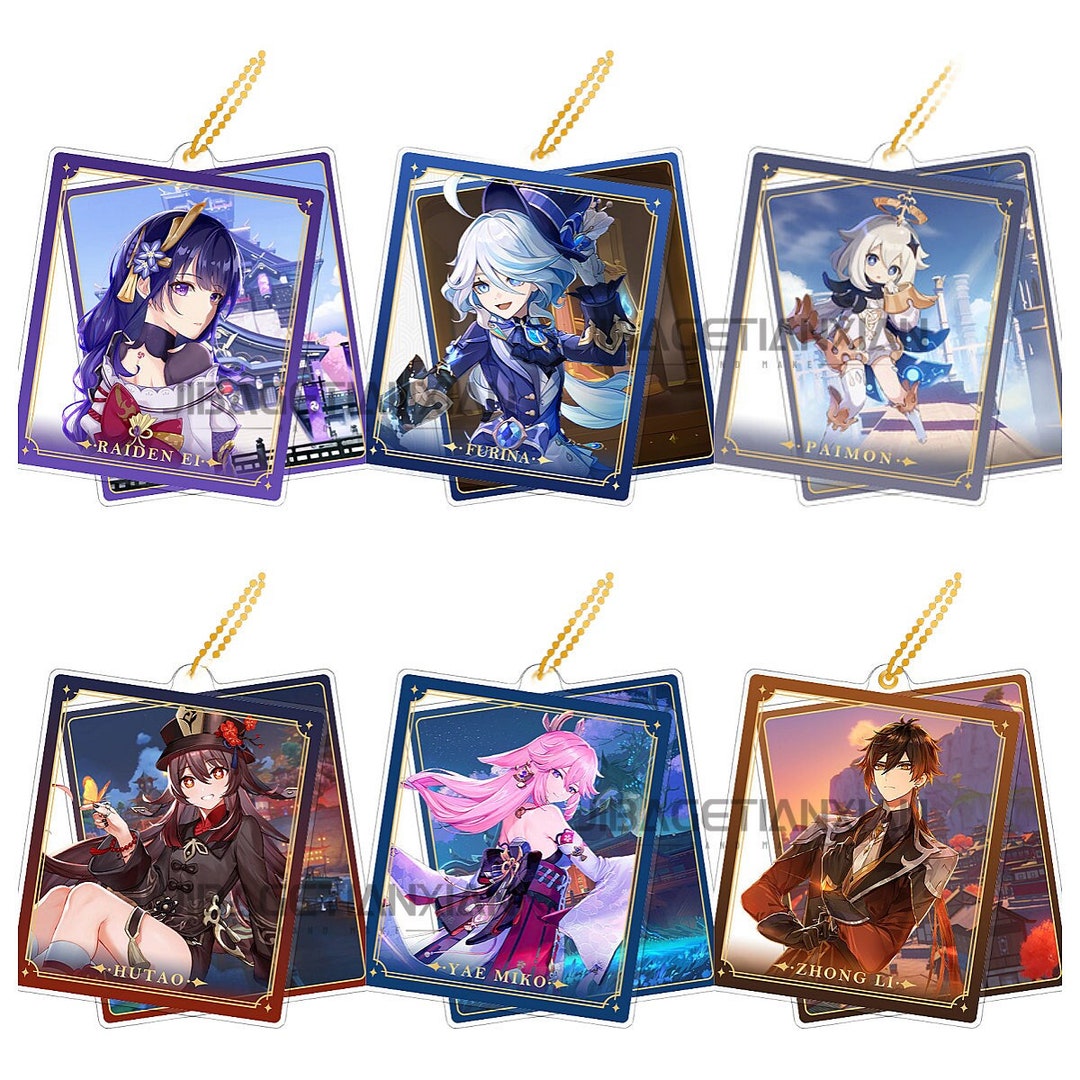 Genshin Impact:lucency Keychain,furina,raiden Shogun,venti,nahida,zhongli,genshin Impact Fandom ...
