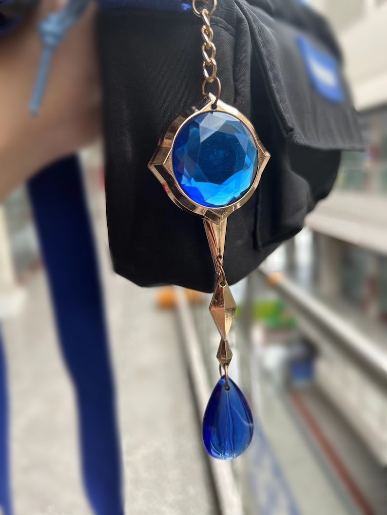 Customizable,genshin Impact Furina Inspired Keychain,brooch,fandom ...