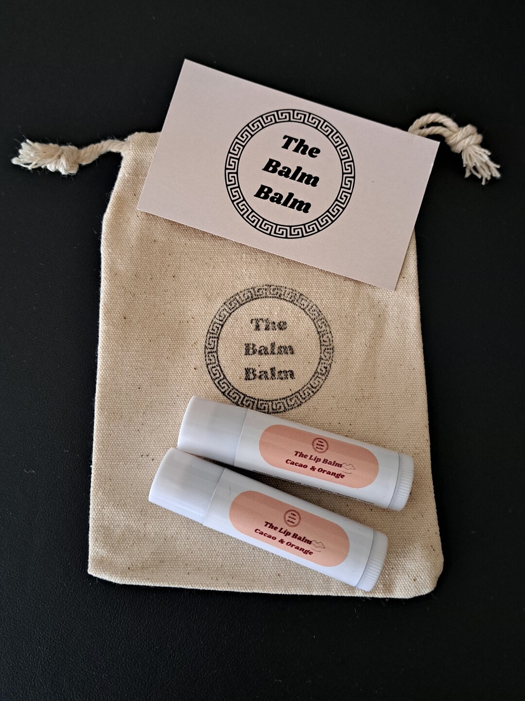 The Lip Balm Cacao & Orange Flavour 2 PACK . Handmade - Etsy