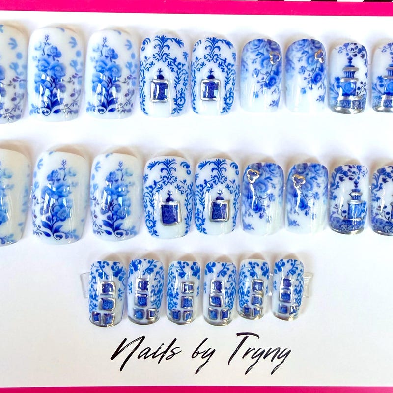Nail Tiles - Etsy