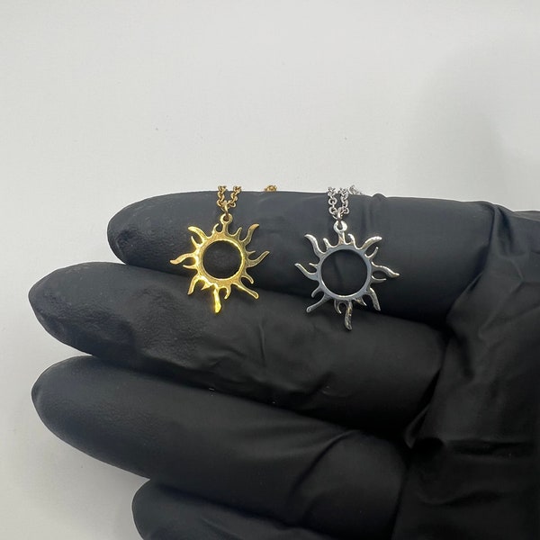 Gold Rapunzel Sun Necklace - Etsy