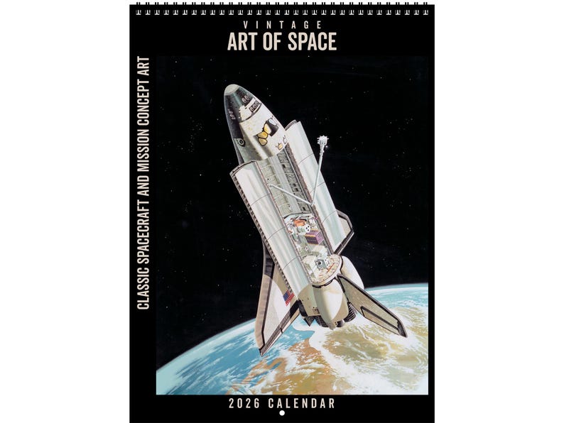 2026 Vintage Art of Space Deluxe Calendar – NASA Mission Concept Prints ...