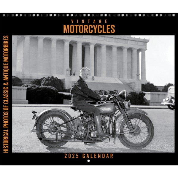 Motorcycle Calendar 2025 - Etsy