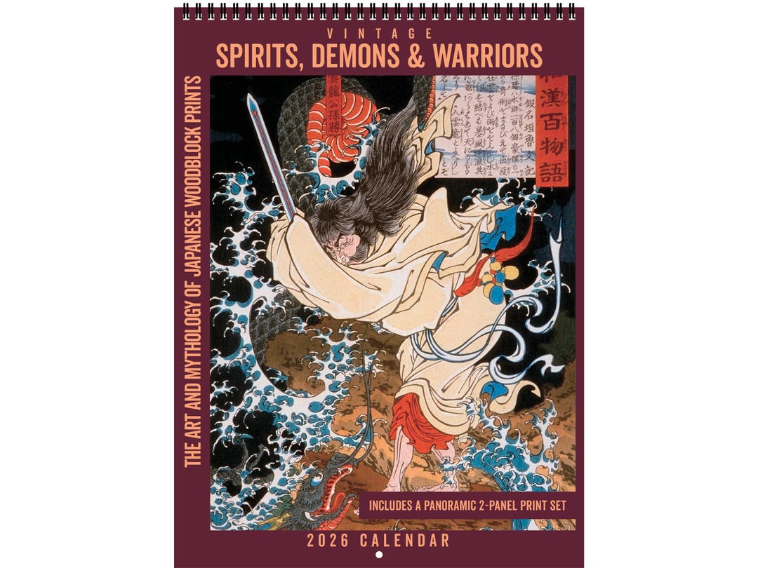2026 Vintage Spirits, Demons & Warriors Deluxe Calendar – Traditional ...