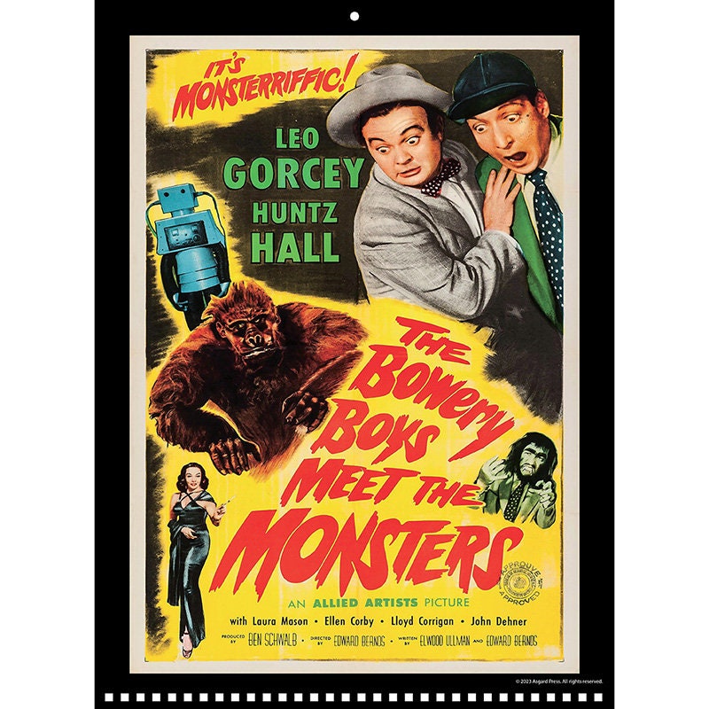 2024 Vintage Monsters Calendar - Etsy