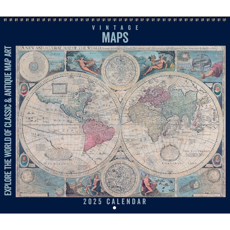 Maps Calendar 2025 - Etsy