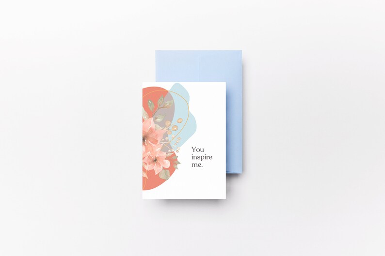 Printable Greeting Card Encouragement Inspirational - Etsy