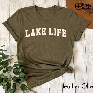 Lake Life Shirt, Lake Shirt, Lake Vacation Shirt, Hiking Shirt ...