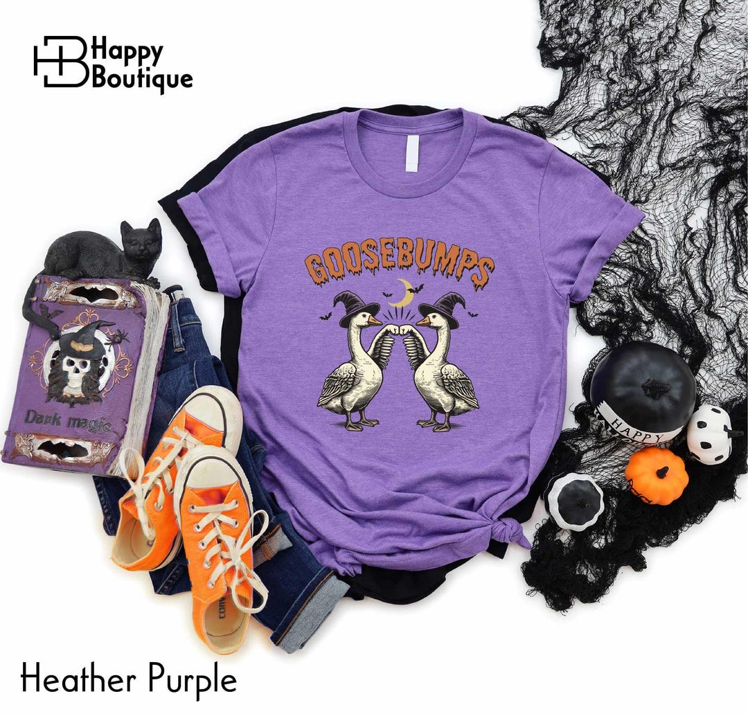 Goosebumps Shirt, Goose Witches Shirt, Funny Goose Shirt, Goose ...