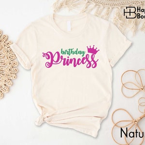 Birthday Princess Shirt, Family Birthday Shirts, Birthday Girl Princess Shirt,birthday Girl ...