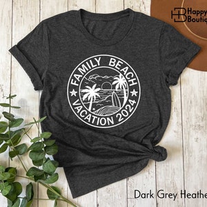 Family Beach Vacation 2024 Shirt,family Vacation Shirt, Beach Shirt ...