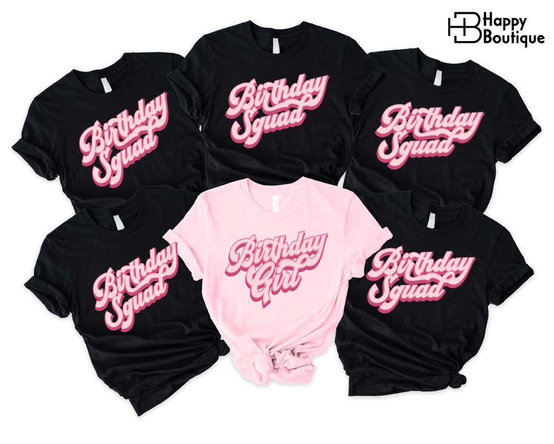 Birthday Girl Shirt, Birthday Squad Shirt, Birthday Party Shirt ...