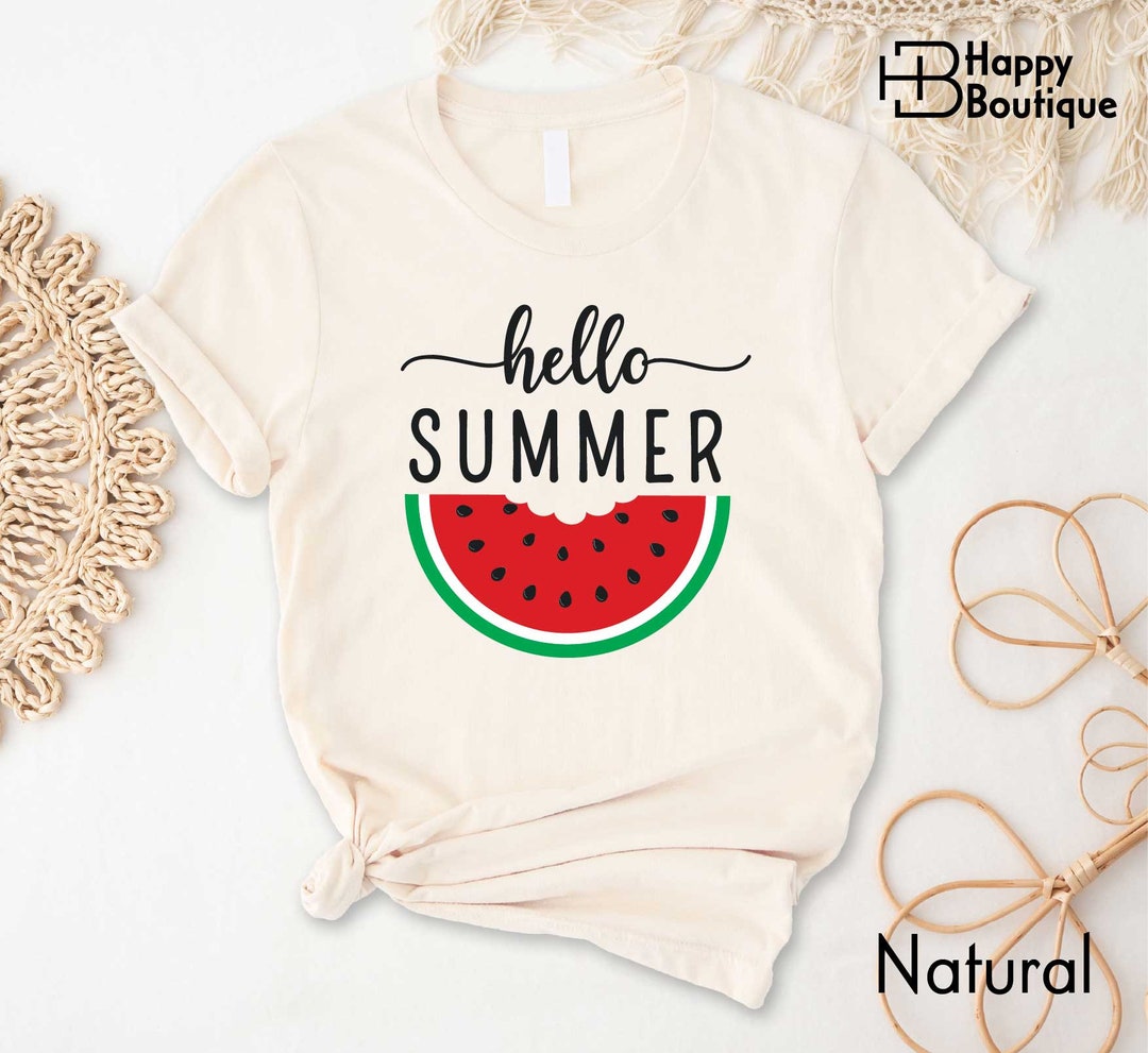 Hello Summer Shirt, Summer Shirt, Cute Summer Shirt, Vacation Shirt ...