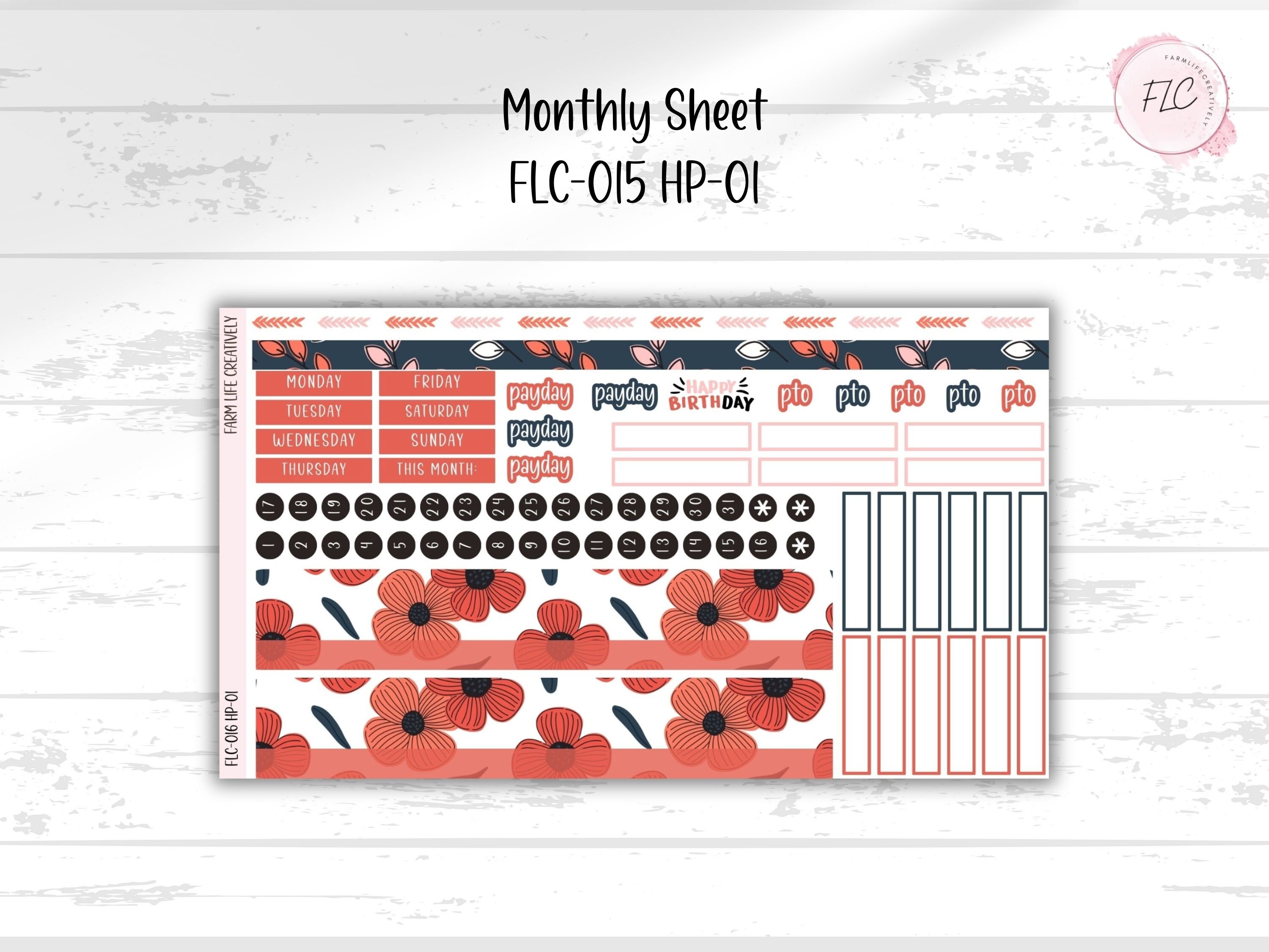 HP Classic Sticker Kit - Poppy - Etsy