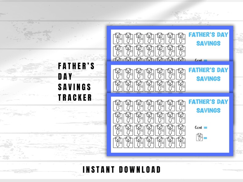 A6 Cash Envelope Insert, Father's Day Savings Challenge, Budgeting ...