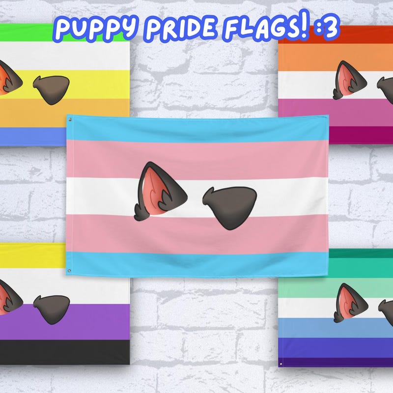 Furry Flags - Etsy