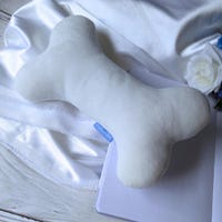 Personalized Dog Bone Toy: Embroidered Plush Dog Pillow - Etsy Canada