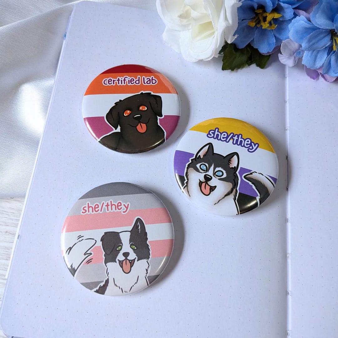Customizable!! Dog Breed Pins - Etsy
