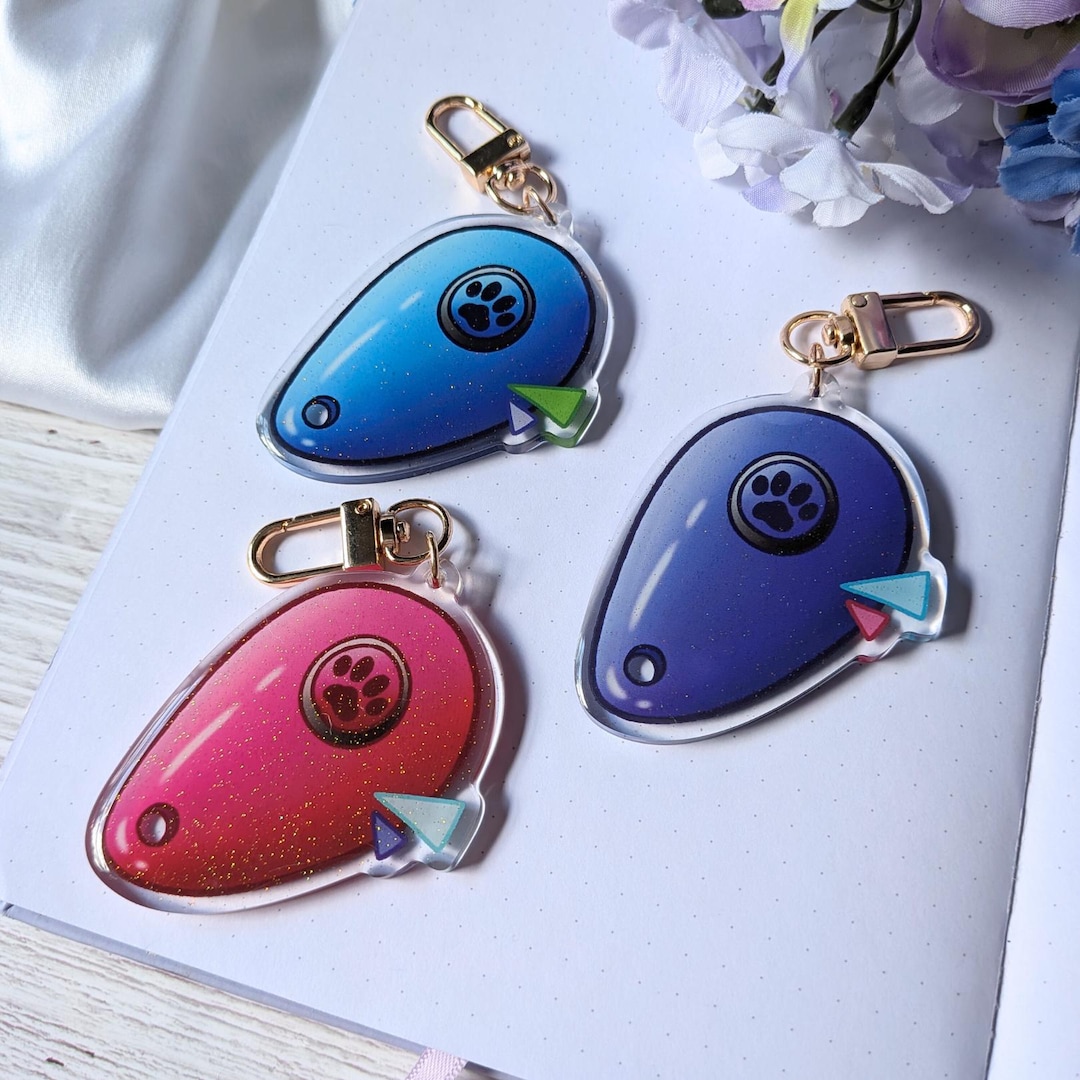 Clicker Trained Acrylic Keychains - Etsy
