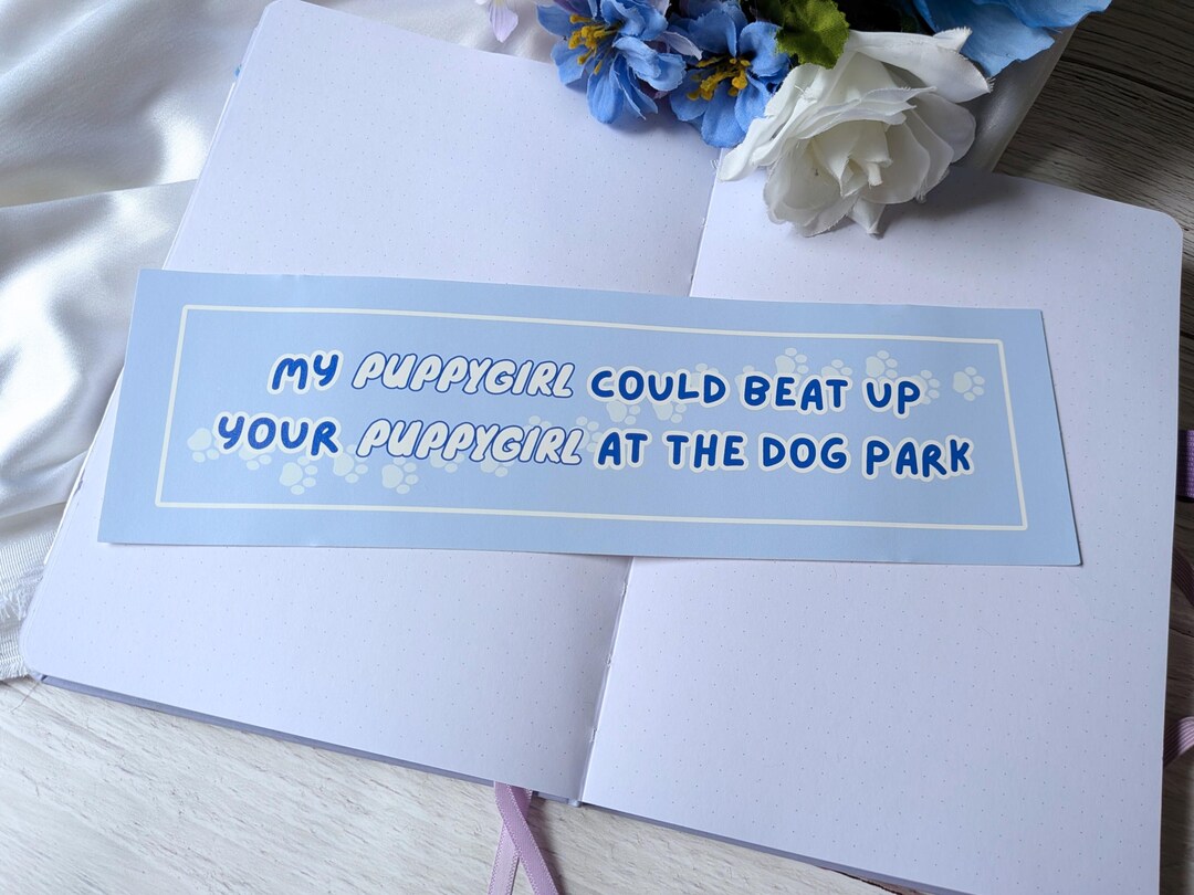 Puppygirl Fight Bumper Sticker - Etsy