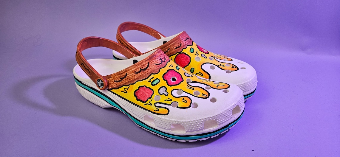 Custom Painted Crocs - Etsy