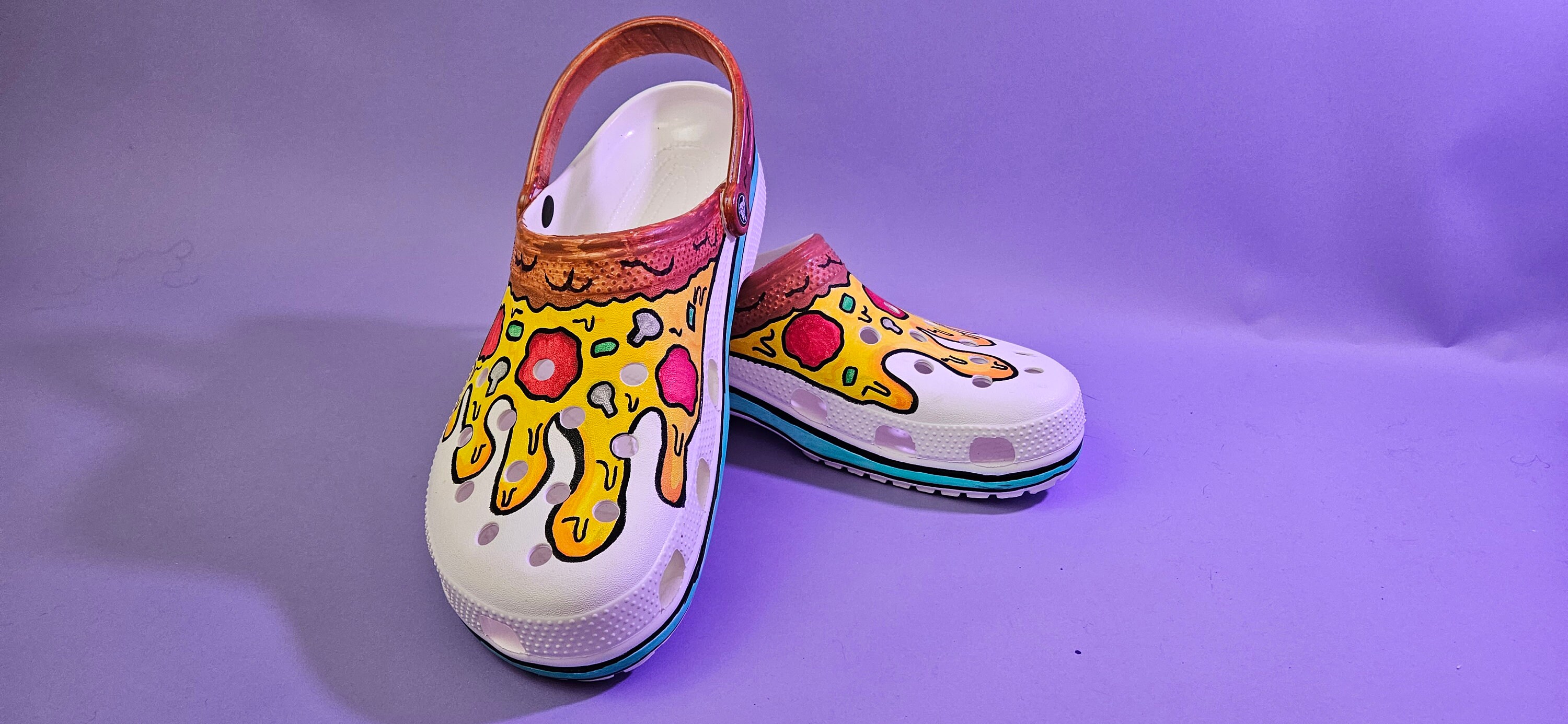 Custom Painted Crocs - Etsy