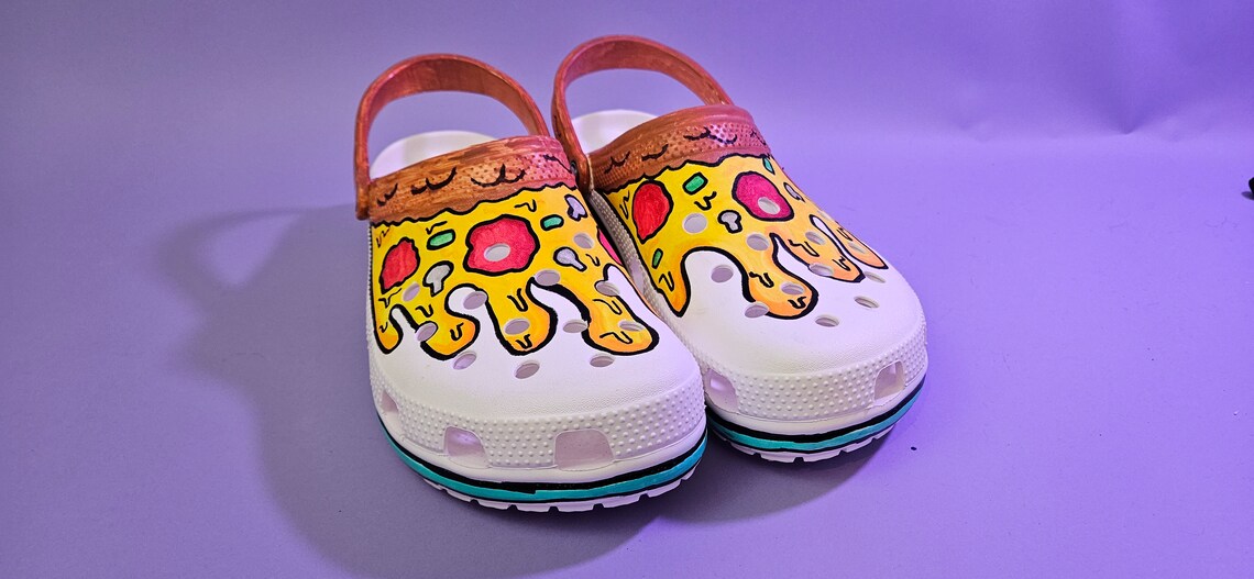Custom Painted Crocs - Etsy