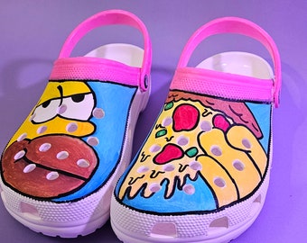Custom Painted Crocs - Etsy
