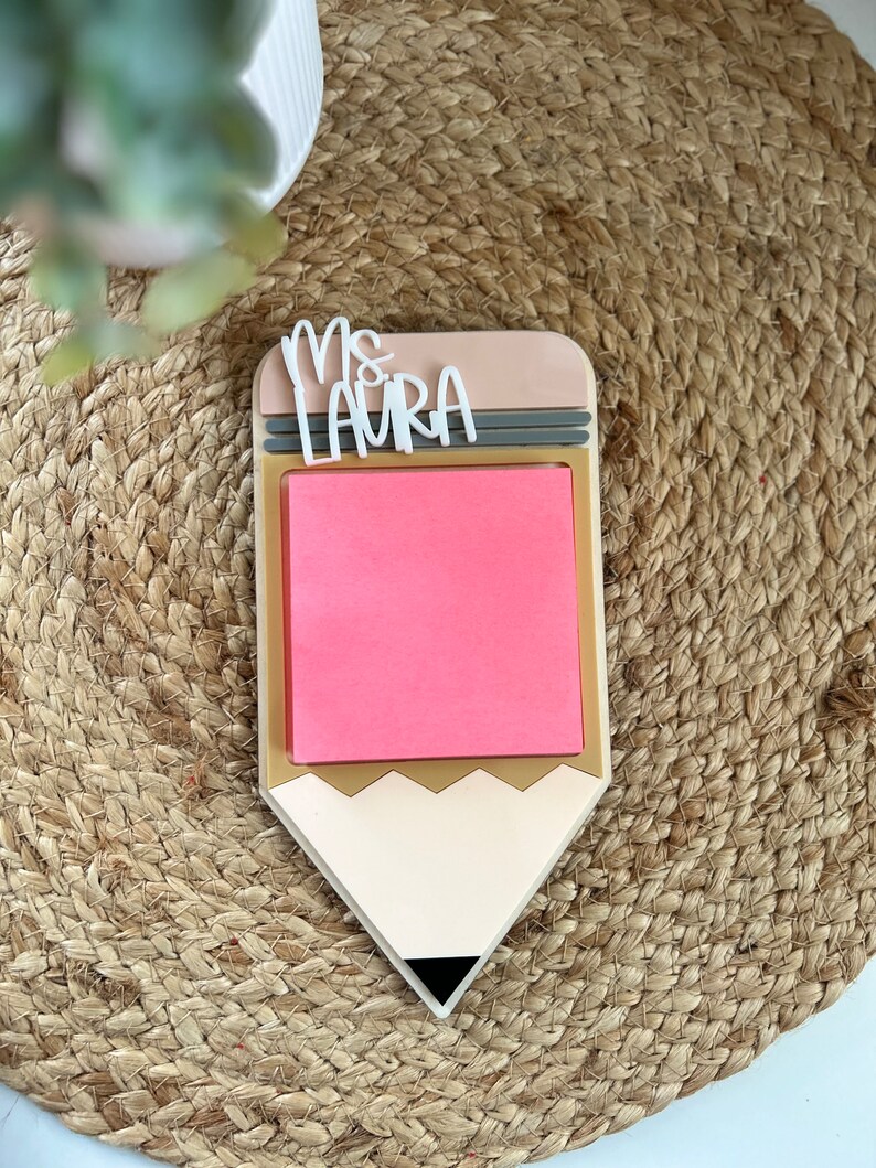 Teacher Appreciation Post It Pad - Etsy