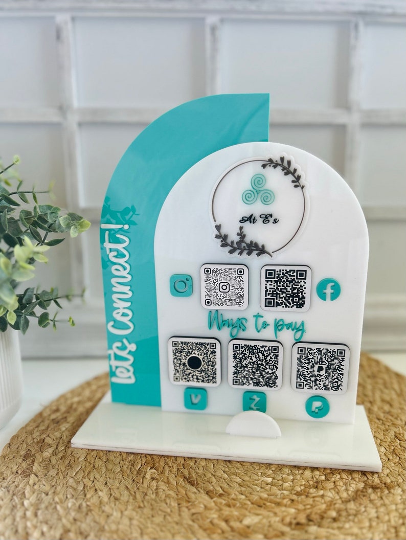 Arch QR Code Sign - Etsy