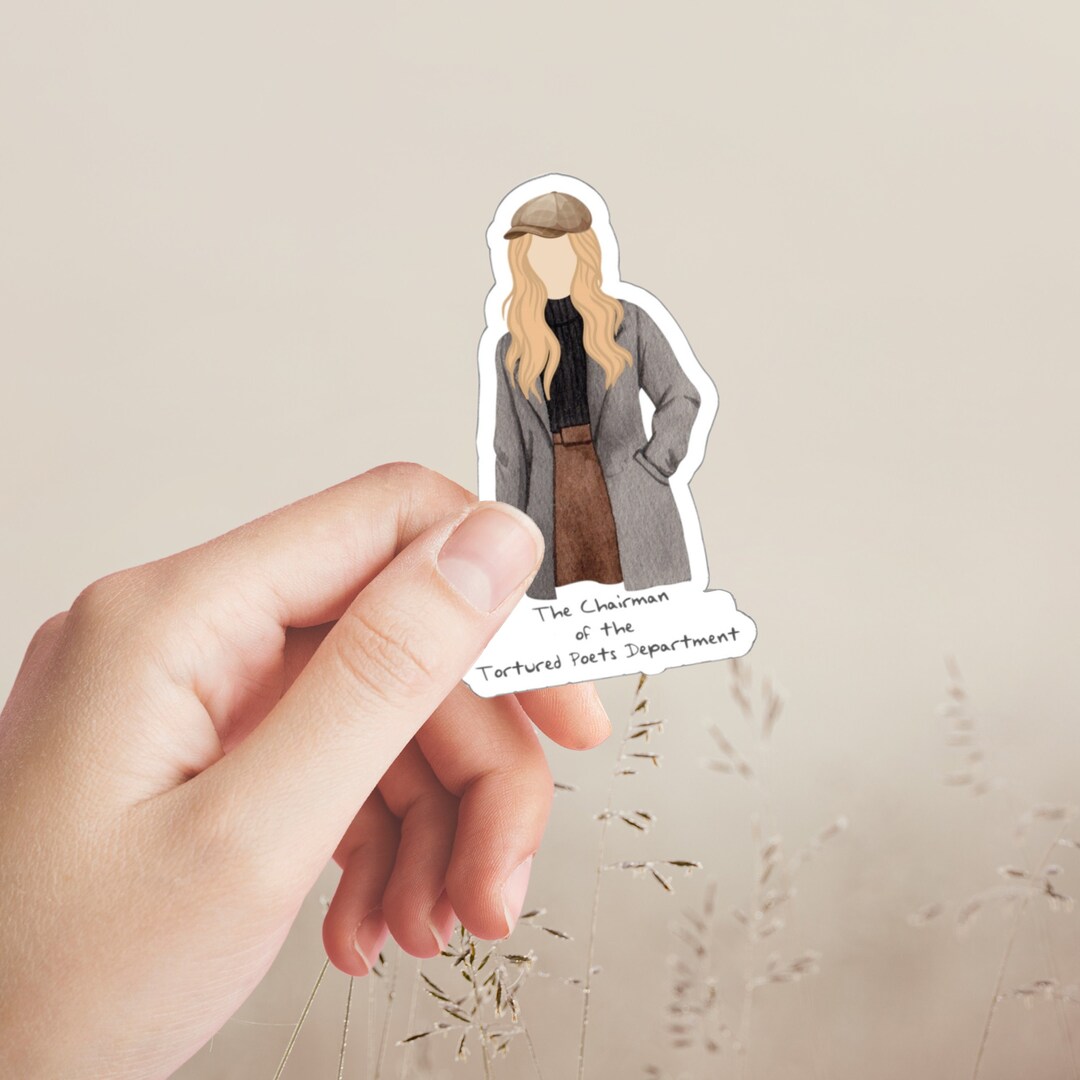 The Chairman of the Tortured Poets Department Sticker, the Tortured ...