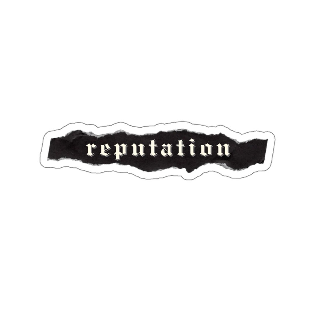 Taylor Swift Reputation Album Sticker, Laptop Sticker, Water Bottle ...