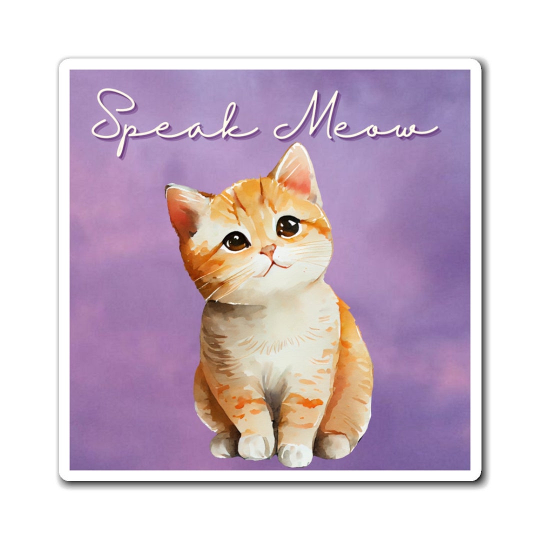 Taylor Swift Speak Meow Magnet speak Now - Etsy