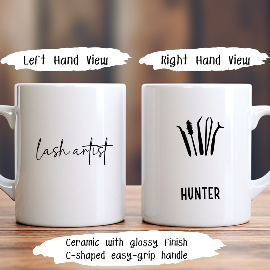 Custom Lash Artist Mug, Personalized Lash Technician Cup, Customized ...