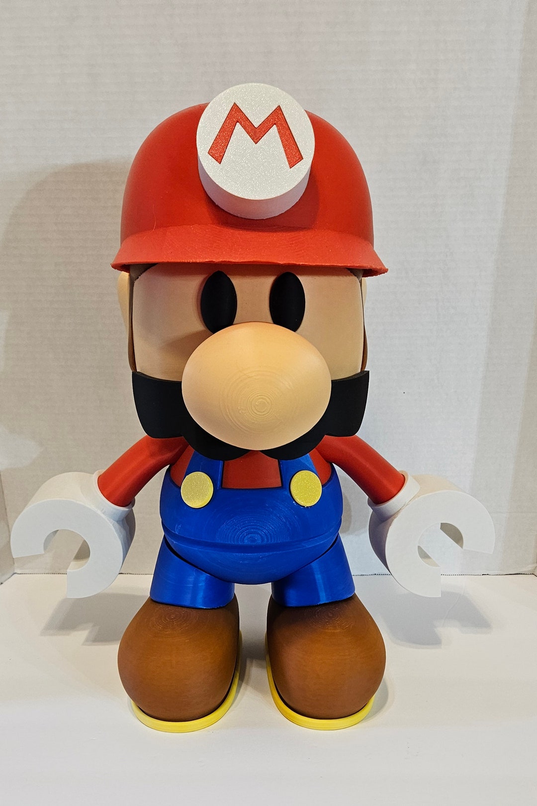 19 Inch Tall 3d Printed Mario Bobble Head - Etsy