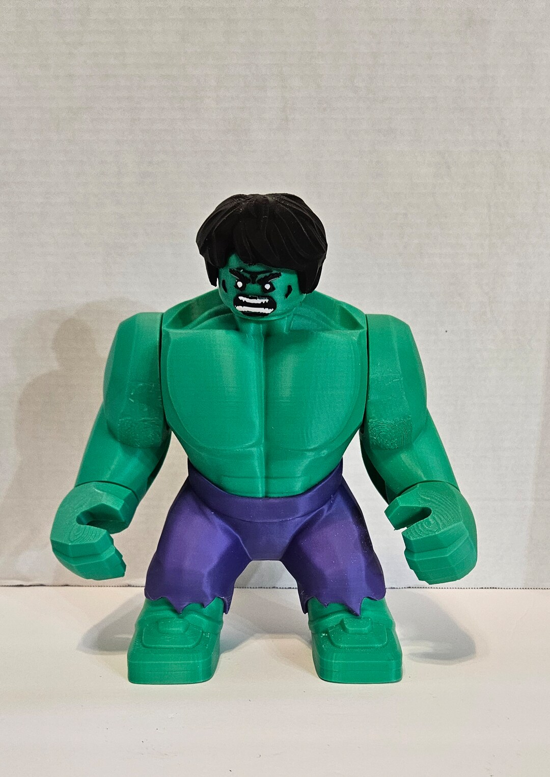 11 Inch 3d Printed Brick Marvel's Hulk Figure - Etsy UK