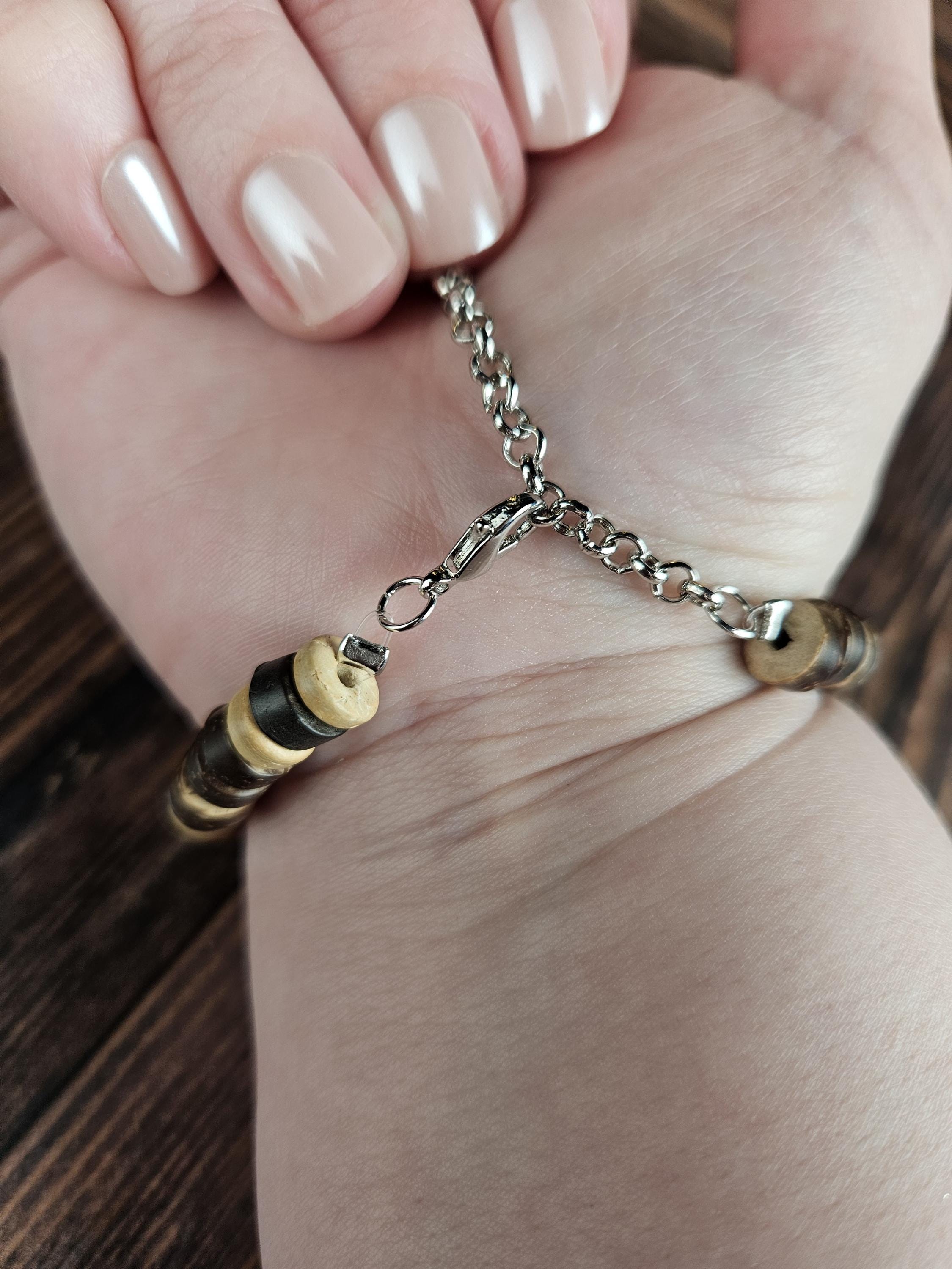 Brown Coconut Shell Bracelet | Coco Beaded | Summer Swim Adventure ...