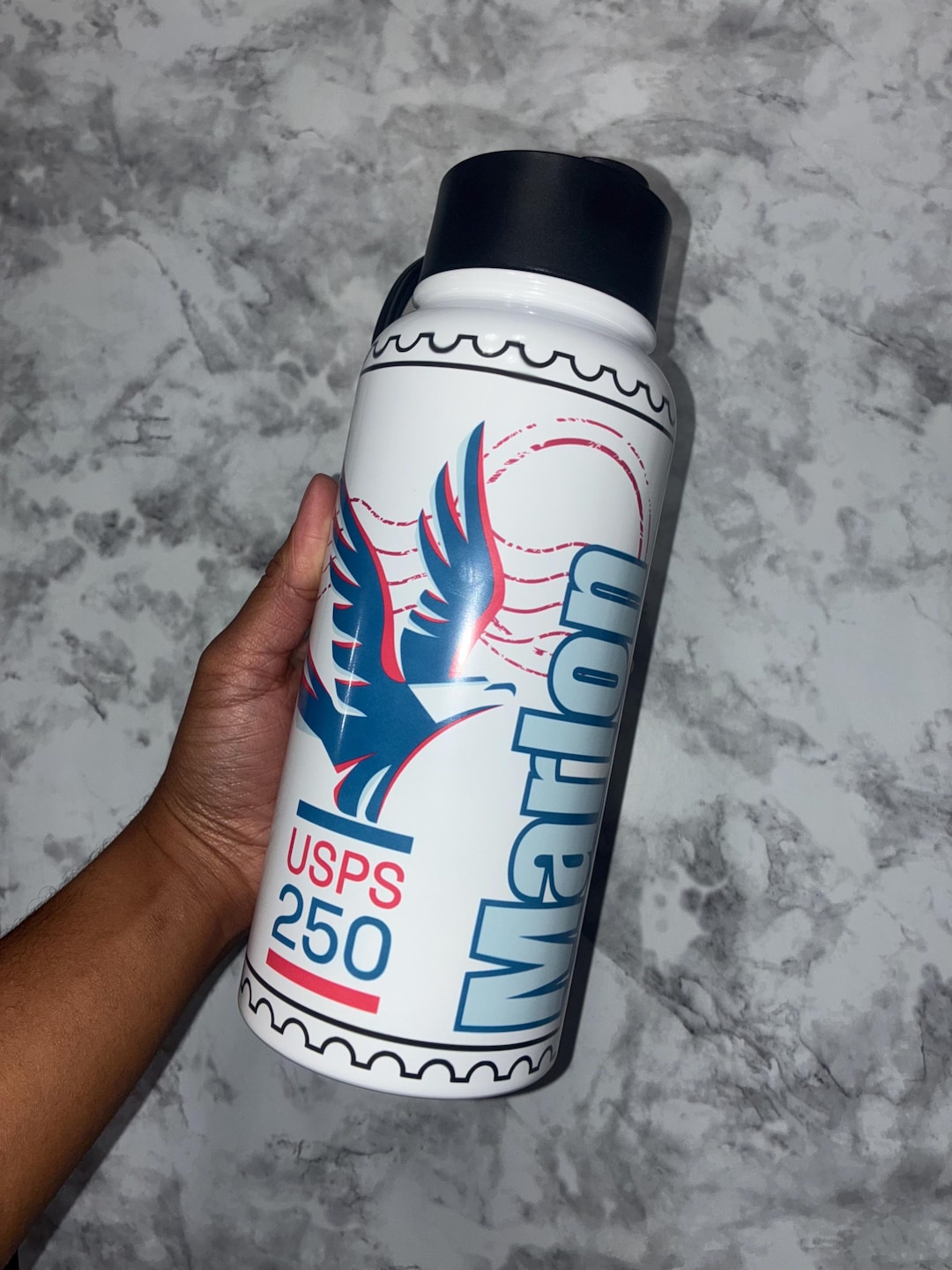 USPS 250 Year Stamp Water Bottle: Personalized Postal Worker Gift - Etsy