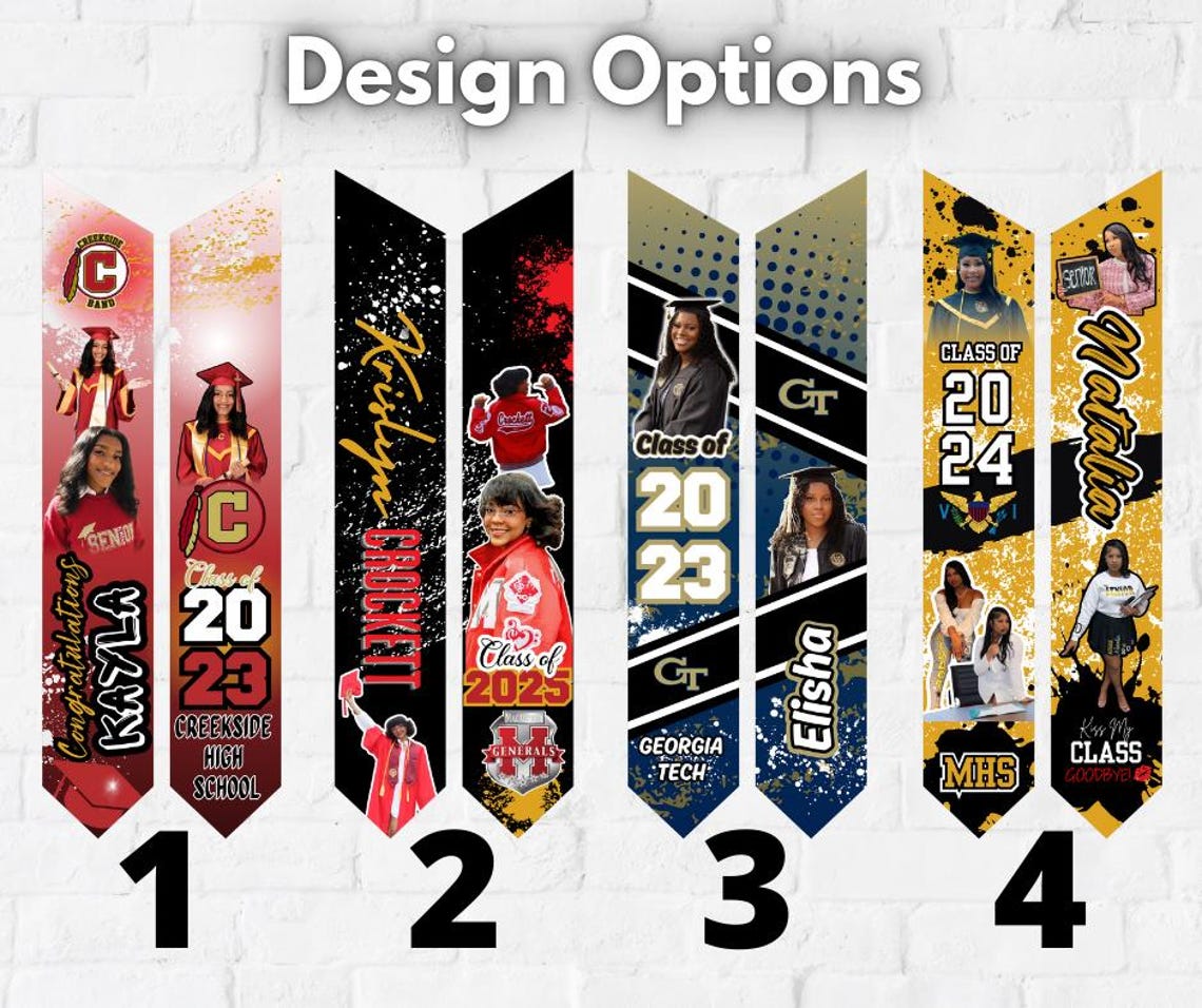 Class of 2025 Graduation Stoles, Graduation Stoles, Grad Stoles, Custom ...