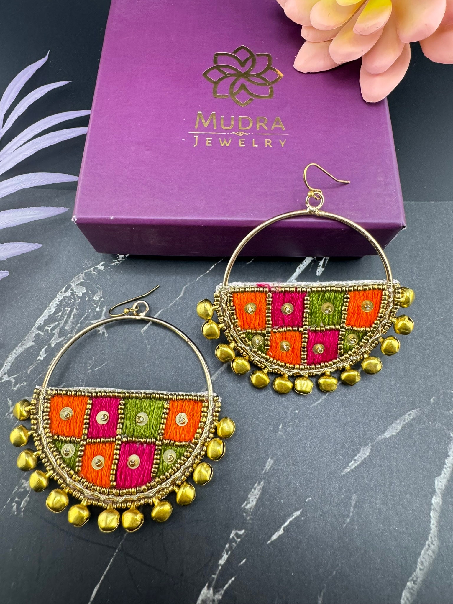 Beaded Pastel Multicolor Heart With Tassel Earring/handmade Earring ...